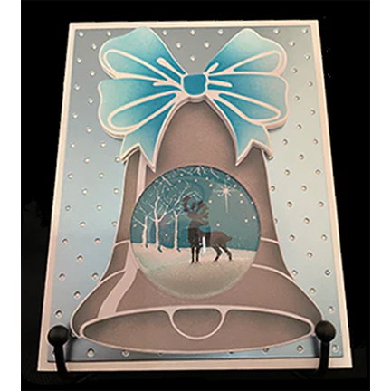 "Holiday Bell Shaker Card" Video Tutorial – Del Bello's Designs