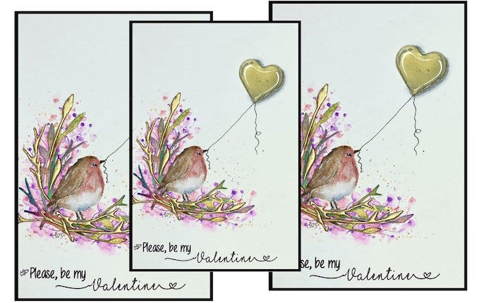 Please, be my Valentine - "Bobby"- video tutorial – Del Bello's Designs