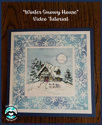 "Winter Snowy House" Video Tutorial – Del Bello's Designs